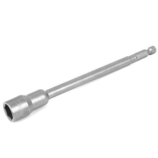 6.3mm Shank 12mm Metal Hex Socket Spanner Nut Setter Driver Bit Gray ...