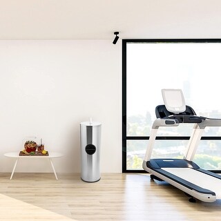 Sleek Gym Wipe Stand with Integrated Waste Receptacle - Bed Bath ...