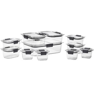 JoyFul 24 Piece Glass Food Storage Containers Set with Airtight Lids ...