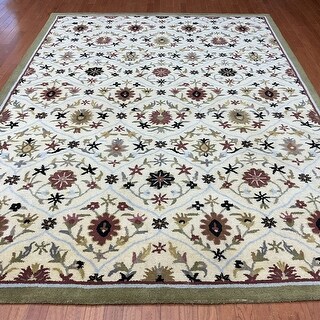 HERAT ORIENTAL Handmade Tibetan Wool Rug - 8' x 11' - Bed Bath & Beyond ...