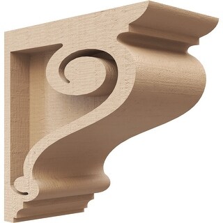 Series 1 Classic Scroll Rough Cedar Woodgrain TimberThane Corbel ...