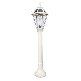 Aurora LED Post Mount Polaris Solar Lamp Series White - Exact Size ...