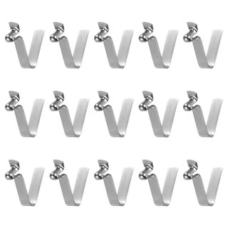 15x Single Button V-Shaped Paddle Snap Spring Clips for Tent Umbrella ...