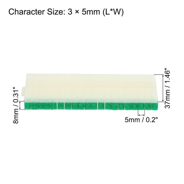 Detachable Character Stamp Plastic 20 Digits Date Currency Math Set ...