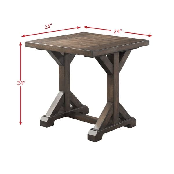 Picket House Furnishings Flynn Trestle End Table - Bed Bath & Beyond ...