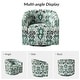 Cuenca Modern Living Room Wooden Upholstered 360° Swivel Barrel Chair ...