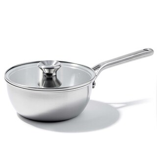 OXO Mira 3-Ply Stainless Steel 2.5Qt Chef's Pan with Lid - Bed Bath ...