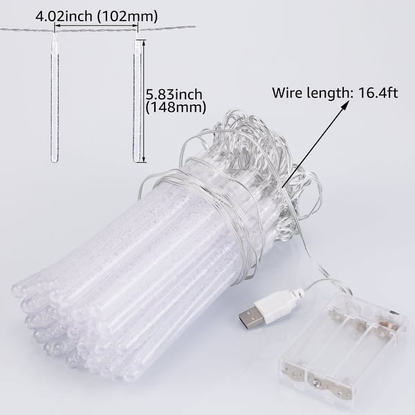 50 LED Bubble Stick Lights for Home, Bedroom, Party, Wedding, Battery ...