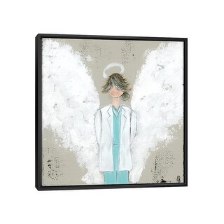iCanvas "Female Doctor Angel" by Ashley Bradley Framed Canvas Print ...