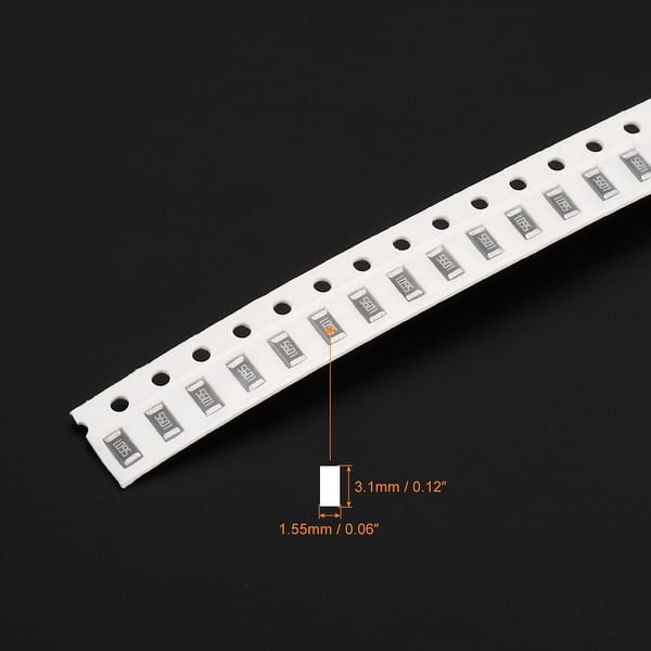 100 Pcs 1206 Chip Resistor 5.6K Ohm 1/4W Surface Mount Device Resistor ...