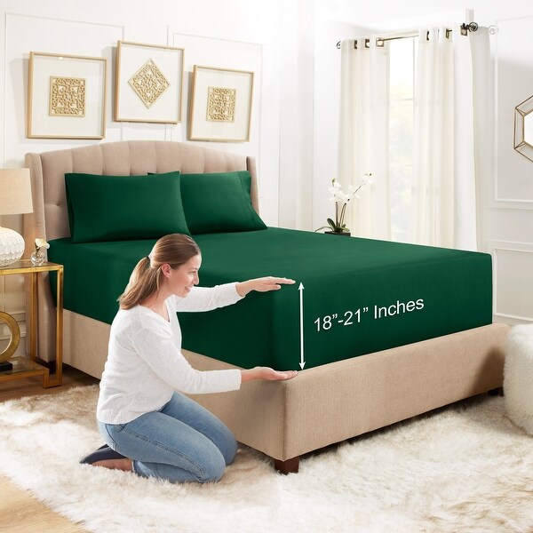 Deep pocket fitted sheets store