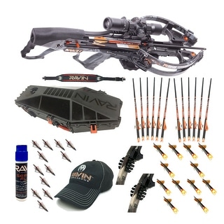 Ravin Crossbows R26 400 FPS Crossbow Package with Case & Arrows Bundle ...