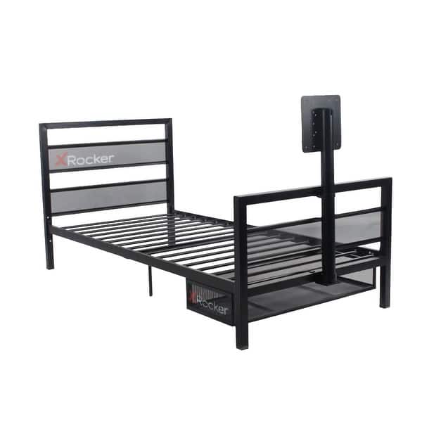 X Rocker Basecamp Gaming Bed with Storage and TV Mount - On Sale - Bed ...