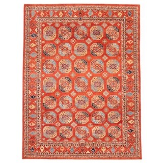 ECARPETGALLERY Hand-knotted Aryana Copper Wool Rug - 9'10 x 13'0 - Bed ...