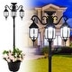 Madison Solar Lamp Post and Planter - Bed Bath & Beyond - 12376608