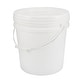 Plastic Paint Pail 2.64Gallon/10L Paint Can with Metal Lid, White - Bed ...