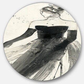 Designart 'Glam Dancing II' Glam Metal Circle Wall Art - Bed Bath ...