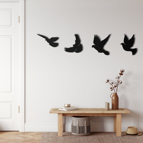 Metal Wall Art, Metal Birds Art, Metal Birds Decor, Metal Wall Decor 11 ...