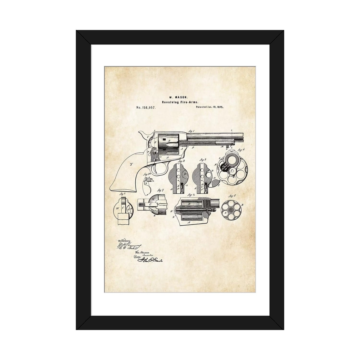 colt peacemaker drawing