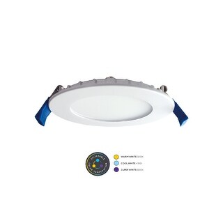 Goodlite 4-inch Slim 850-lumen 12-watt LED IC-rated Dimmable Round ...