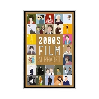 iCanvas "2000s Film Alphabet" by Stephen Wildish Framed - Bed Bath ...