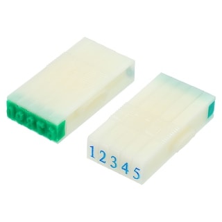 Detachable Number Stamp Plastic 9 Digits Font Numeral 0-9 Set - Bed ...