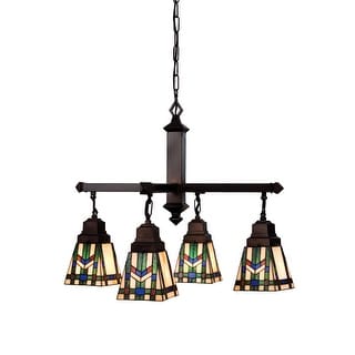 Meyda Tiffany Prairie Wheat 4 Light 26" Wide Chandelier with Tiffany ...