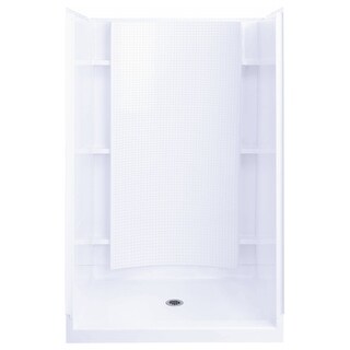 Sterling 72240106 Accord 36" x 37-1/4" x 77" Vikrell Shower with Drain ...