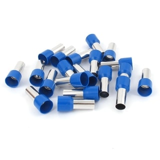 20 Pcs Wire Crimp Terminal Insulated Bootlace Ferrule Blue E25-16 4AWG ...
