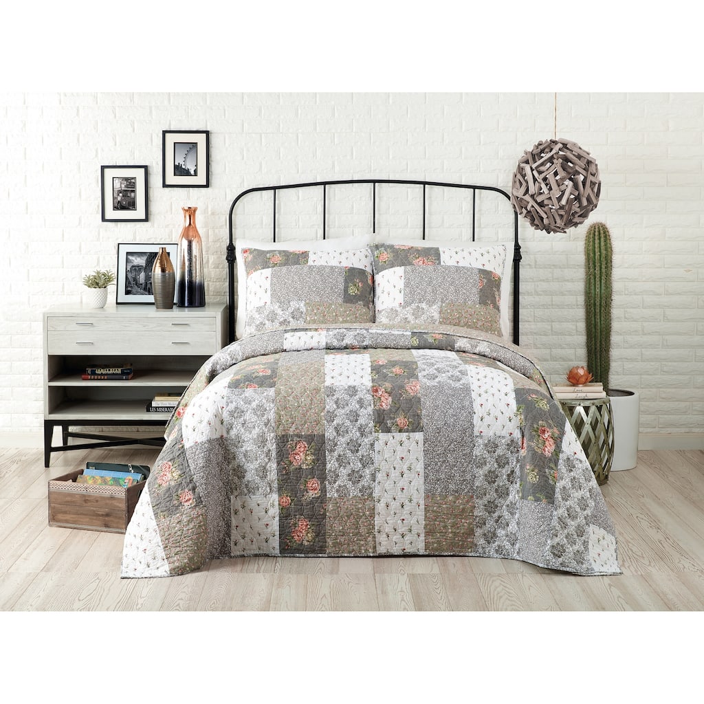 Jessica Simpson Floribunda Quilt - Overstock - 31885098