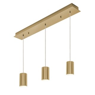 AFX TYKP04MBLNR3 Tyke 3 Light 36" Wide Linear Pendant - Bed Bath ...