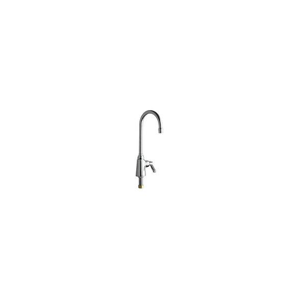Chicago Faucets Commercial Grade Single Hole Cold Water Kitchen Faucet ...