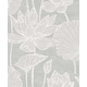Seabrook Designs Water Lilies Nonwoven Unpasted Wallpaper - Bed Bath ...