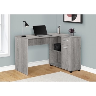 Computer Desk, Home Office, Corner, Storage Drawers, 46" Long, L Shape ...