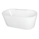 Kingston Brass Modern 66.5-Inch Acrylic Freestanding Tub with Deck for ...