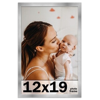 12x19 Frame Stainless Steel Silver Picture Frame - Modern Photo Frame ...
