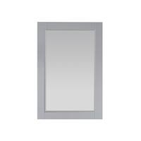 Grayson 24 Inch Rectangular Bathroom/Vanity Framed Wall Mirror In Grey ...