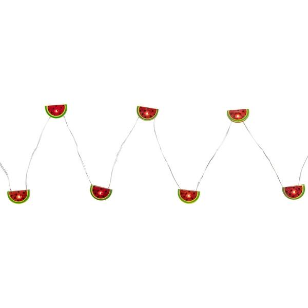 10-Count LED Watermelon Fairy Lights - Warm White - Watermelon Red ...