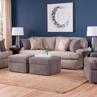 American Furniture Classics Model Nostalgia Series Putty Fabric Rounded ...