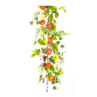 Poppy Garland (Set of 2) - 62"L x 10"W x 4"H - Bed Bath & Beyond - 36185139