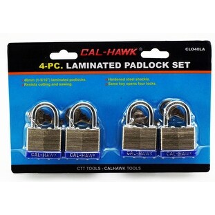 4-pc. 40mm Laminated Padlock Set - Bed Bath & Beyond - 16058011
