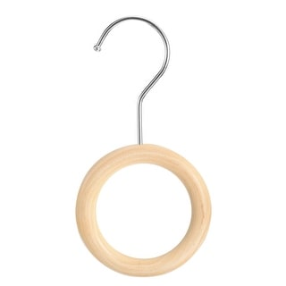 Scarf Ring Hanger Wooden Circle Scarf Holder Hook - Bed Bath & Beyond ...