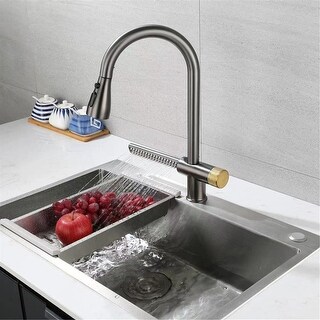 Waterfall Multi Function Pull Down Kitchen Faucet - Bed Bath & Beyond ...