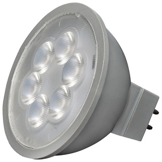 4.5 W MR16 LED Silver Finish 5000K GU5.3 Base 360L 12V - Gray - Bed ...