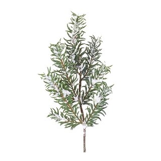 Club Pack of 12 Frosted Pine Christmas Artificial Sprays 21" - Green ...