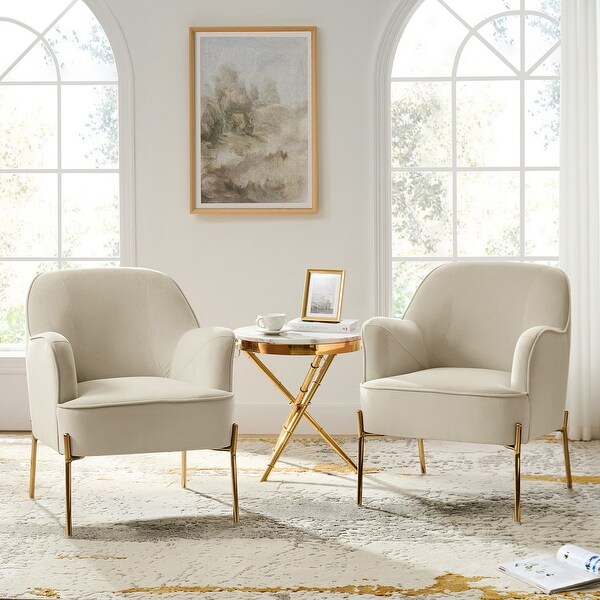 Accent chair gold legs store