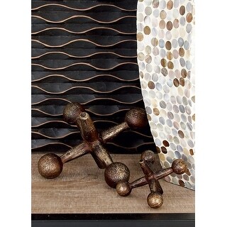 Gold Metal Weathered Jack Decorative Sculpture (Set of 3) - Bed Bath ...