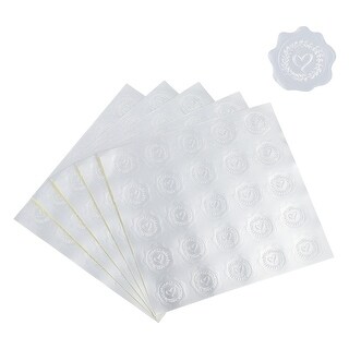 Embossed Seal Stickers, Wax Looking Embossed Envelope Self Adhesive ...