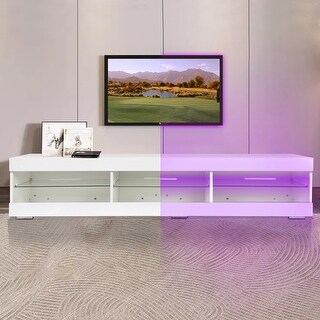 Modern LED TV Stand - Bed Bath & Beyond - 37981133