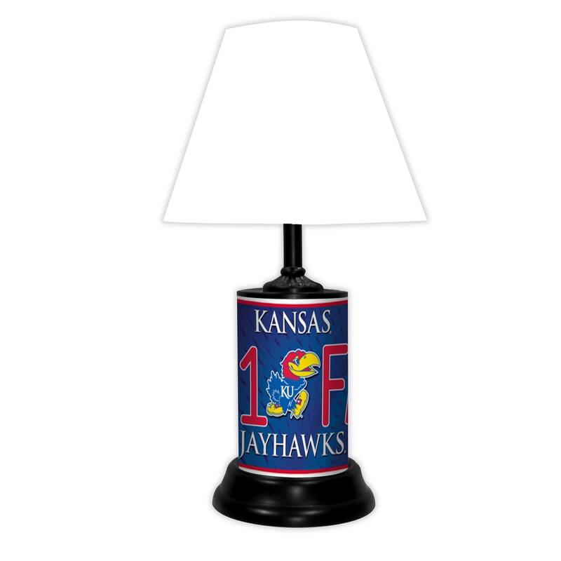 Kansas Jayhawks Lamp-Wt - KANSAS Jayhawks - Bed Bath & Beyond - 39685919